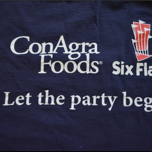 Vintage | Shirts | Vintage Six Flags Tee Its Playing Time | Poshmark